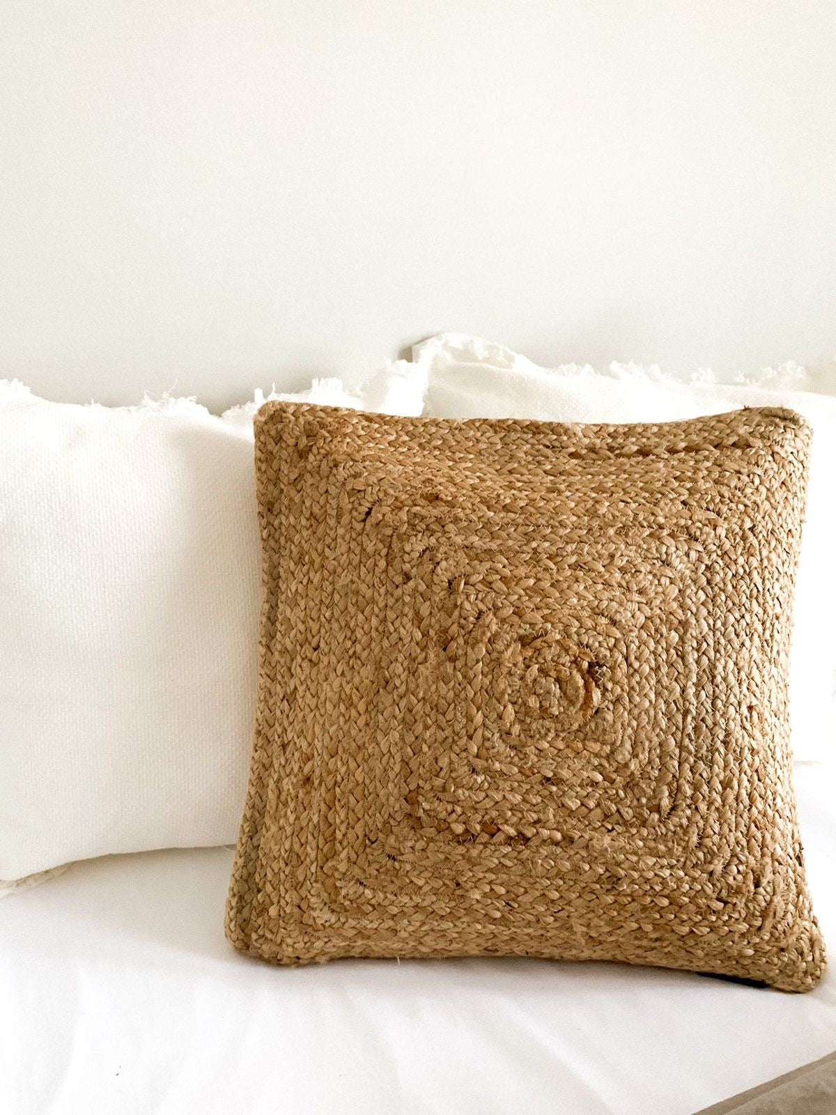 Funda Cojín Natural de Yute – Pardecosas